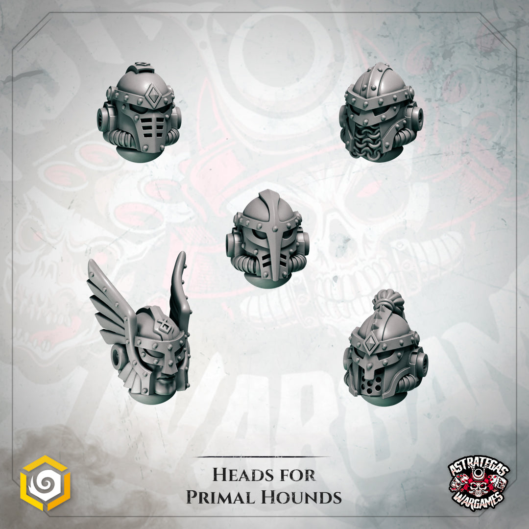 Primal Hounds E Heads – Astrategas Wargames