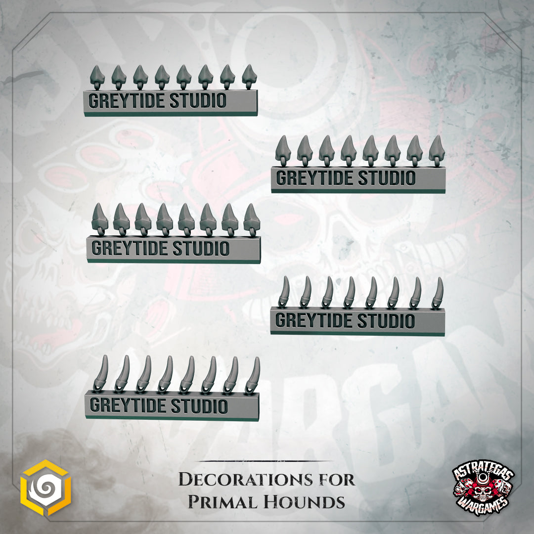 Primal Hounds C Ornaments – Astrategas Wargames