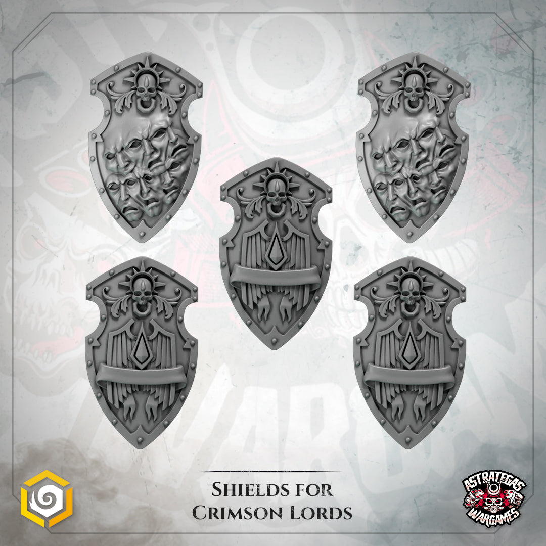 Crimson Lord Shields A – Astrategas Wargames