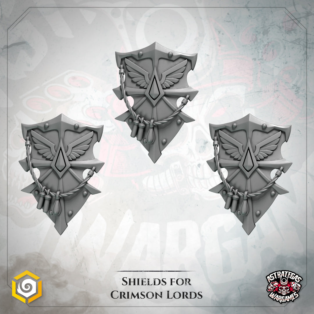 Escudos Crimson Lord C – Astrategas Wargames
