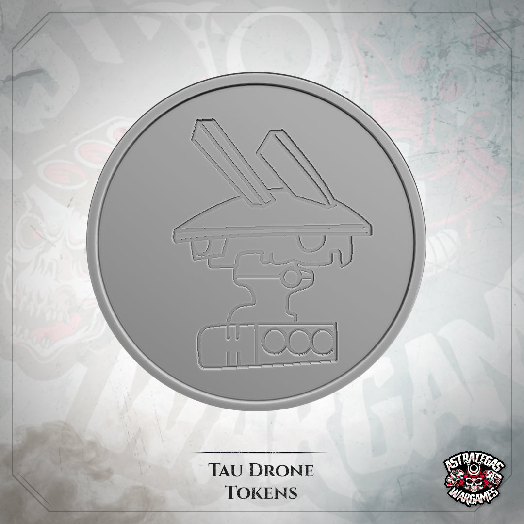 Tau Empire drone pack tokens – Astrategas Wargames